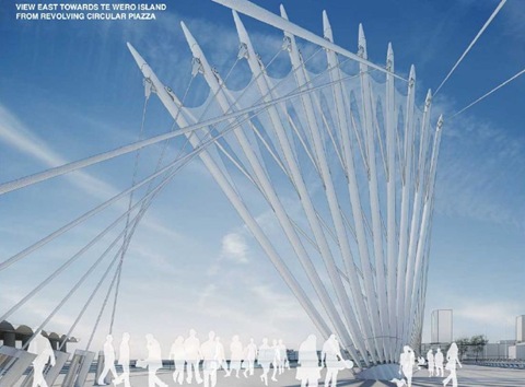 contemporary architecture: Single Winged Aircraft Landing